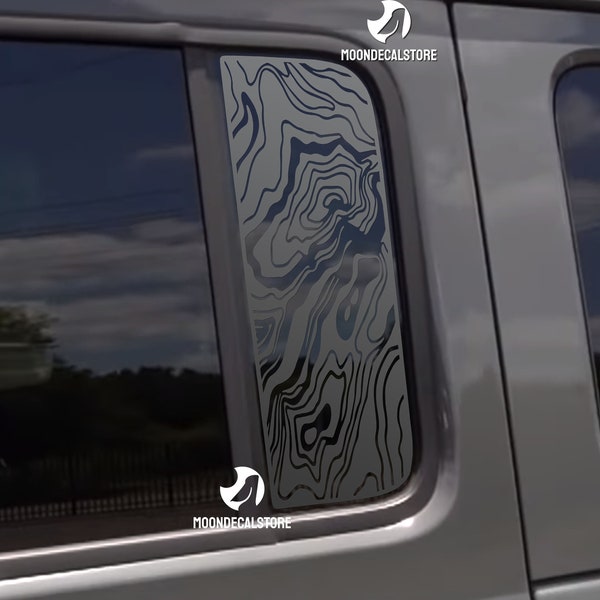Jeep Gladiator Map Sticker - Etsy