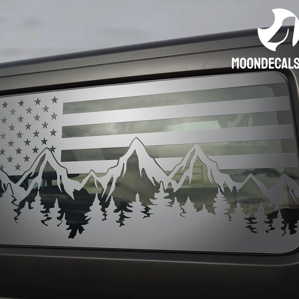 Jeep Decal Mountain - Etsy