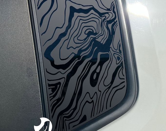 Fits 2010-2024 Toyota 4runner Rear Side Windows Topography Topo ...