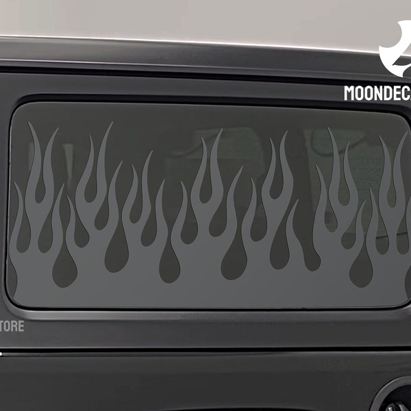 Jeep Wrangler Flame Decal - Etsy