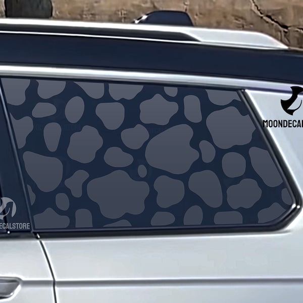 Cow Print Rear Window Decal - Etsy