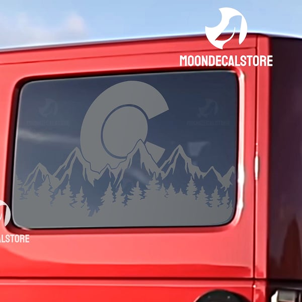 Jeep Decal Mountain - Etsy