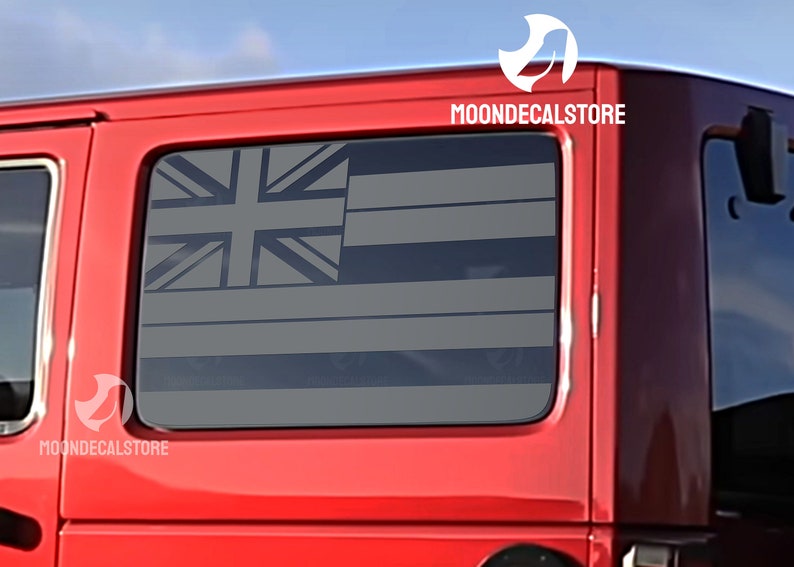 Calcomanía con la bandera del estado de Hawái para Jeep Wrangler de 4 ...