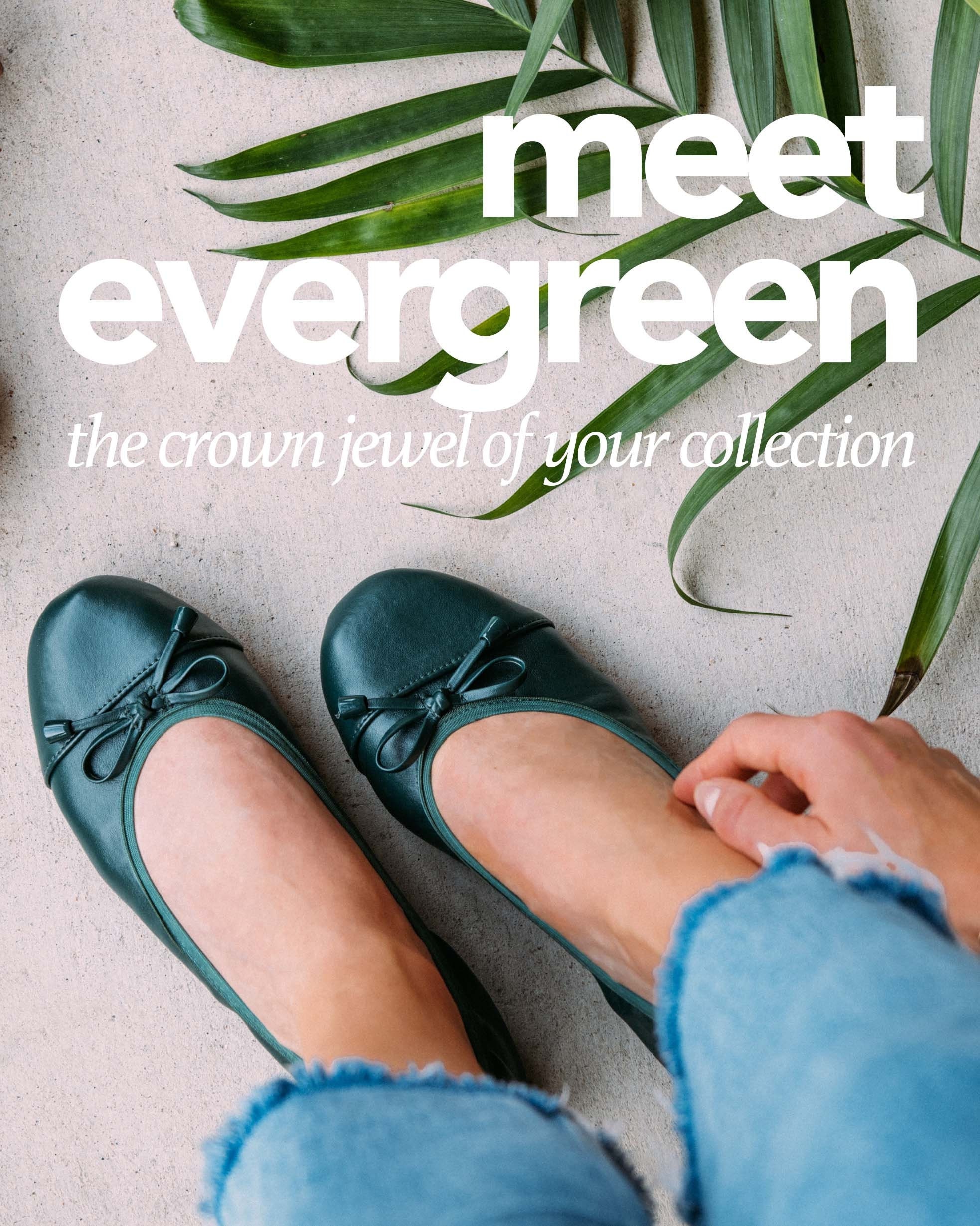 Talaria Flats Evergreen Luxury Foldable Ballet Flats,wedding Ballet Flats,ballet Flats for Work ...