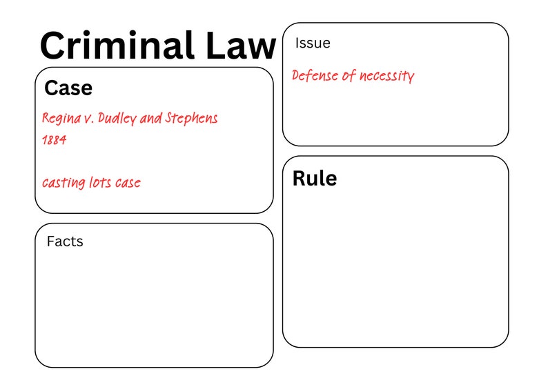Law School Flash Cards Template / Digital Template / Editable Template ...
