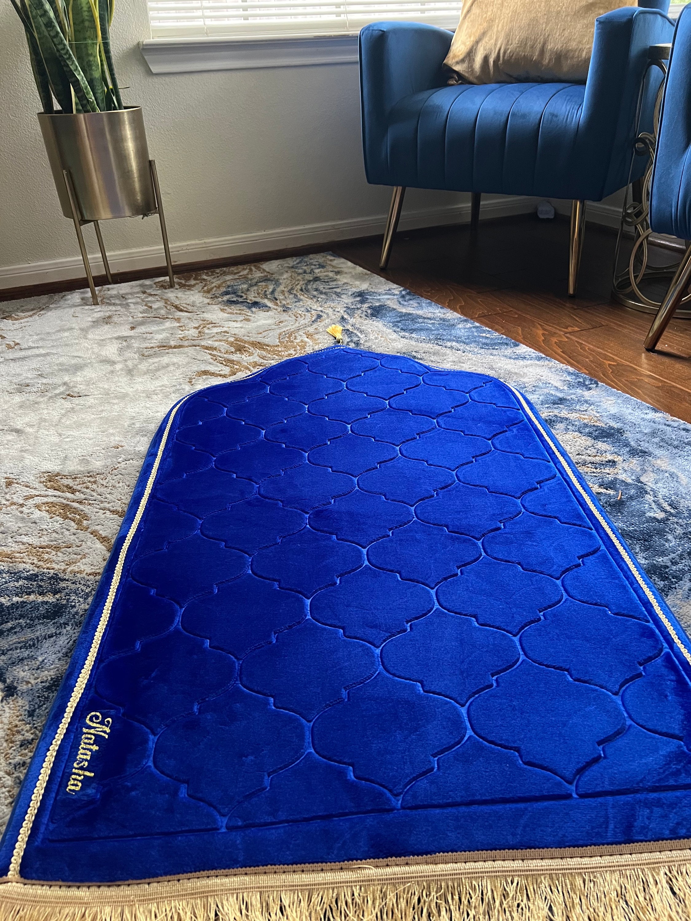 Foam Padded Muslim Prayer Rug | Personalized Ramadan/eid Gift - Etsy