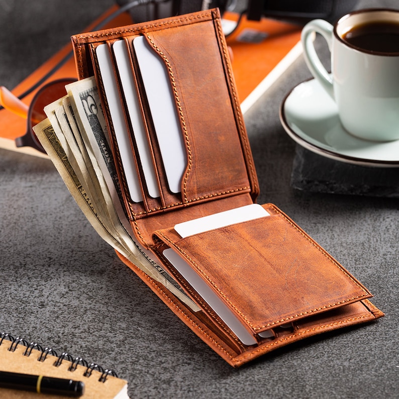 Personalized Wallets for Men Bifold Men Wallet With Removable - Etsy