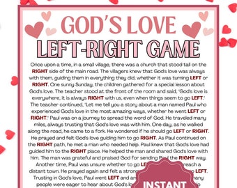 Bible Left Right Game Bundle L Sunday School Games L Left-right Bible ...
