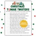 Christmas Tongue Twisters | Christmas Party Games | Christmas Games ...