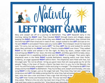 Left Right Nativity Story | Left Right Christmas Game | Left Right ...