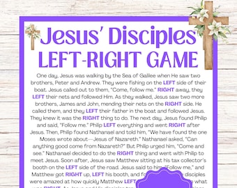 Bible Left Right Game Bundle L Sunday School Games L Left-right Bible ...
