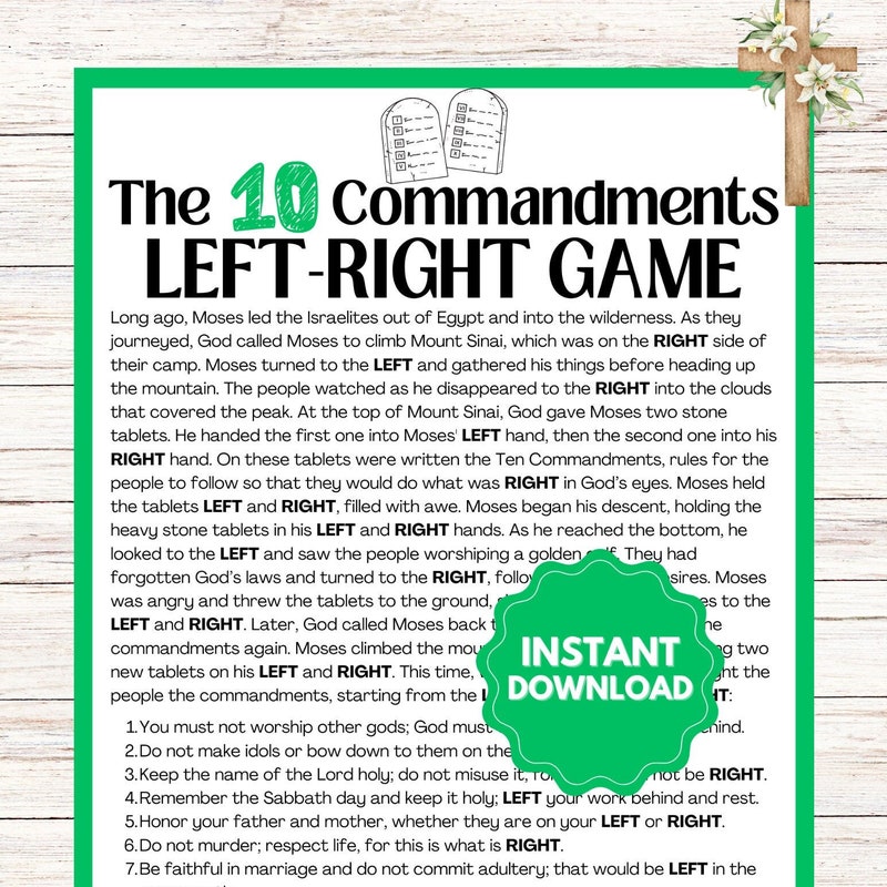 The 10 Commandments Gift - 60+ Gift Ideas for 2025