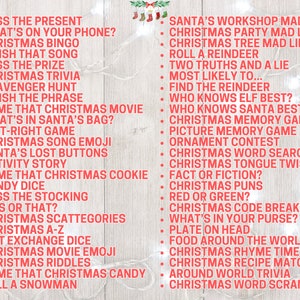 50 Christmas Games BUNDLE | Christmas Party Games | Christmas Game ...