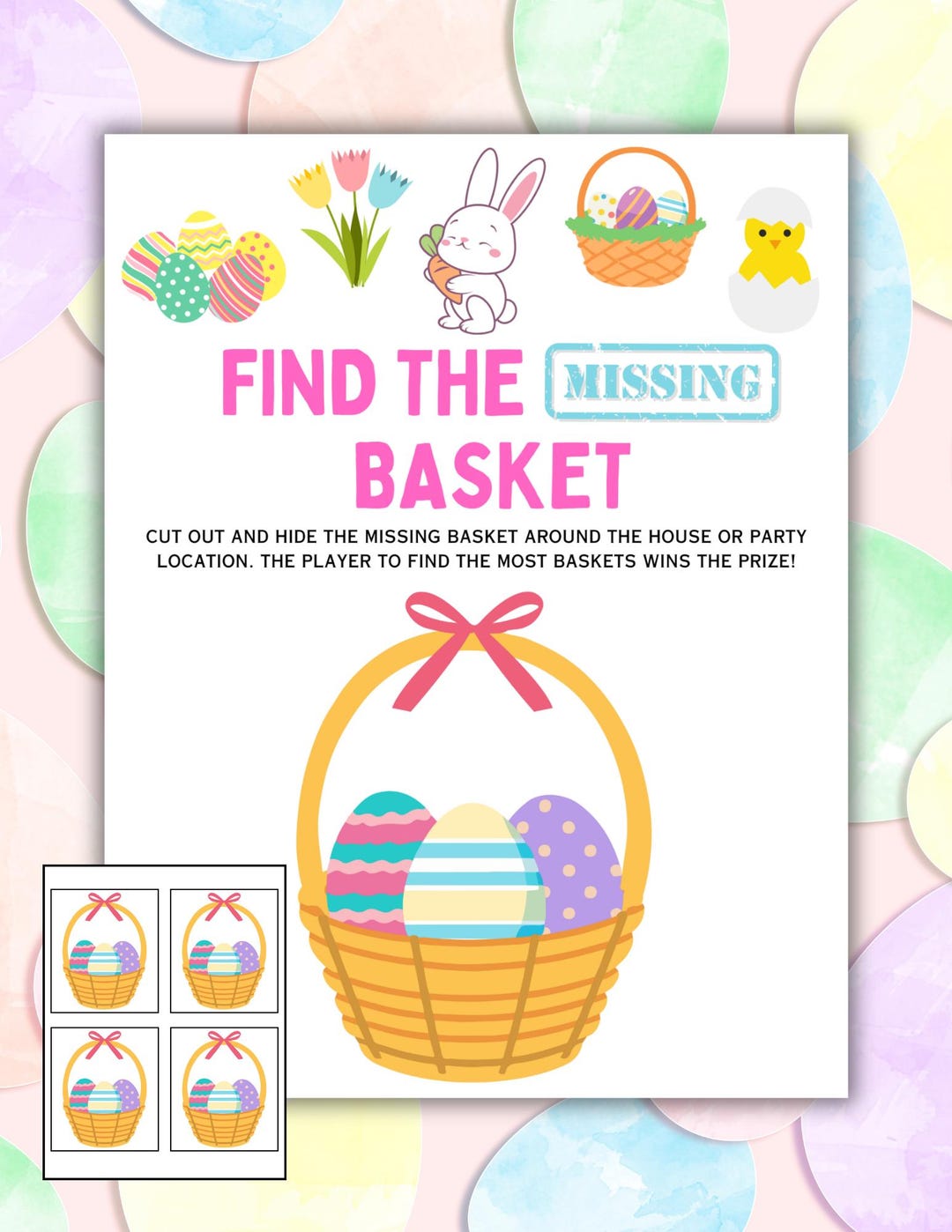 Find the Missing Easter Basket | Fun Easter Games | Easter Scavenger ...