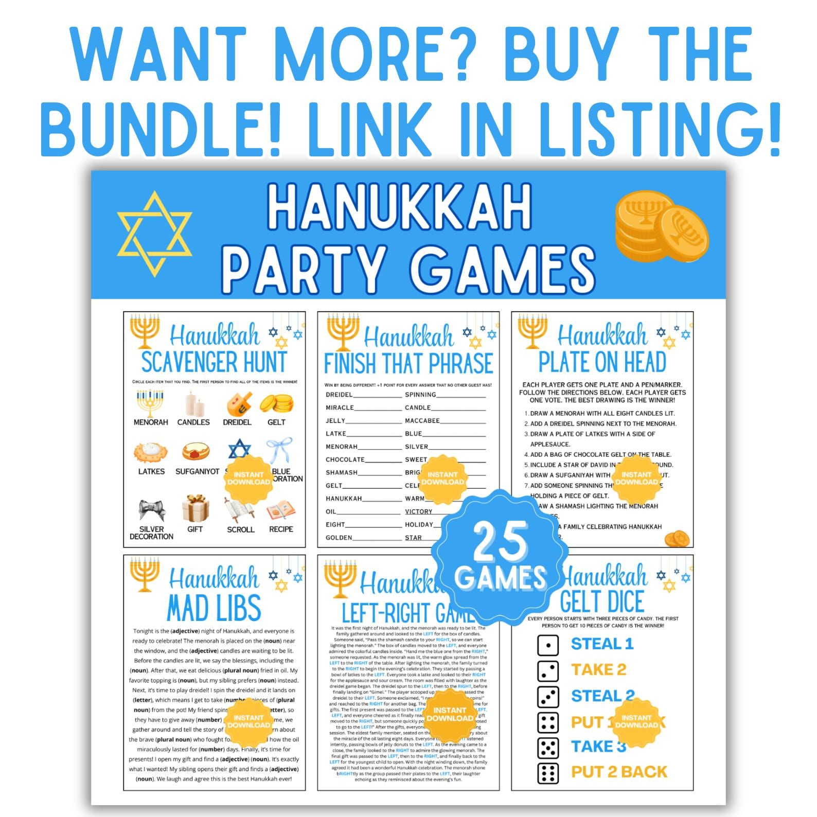 Hanukkah Riddles | Hanukkah Party Games | Hanukkah Games | Hanukkah ...