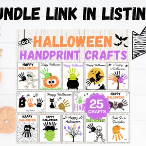 Halloween Handprint Craft | Boo Handprint Craft | Fall Craft Activities ...