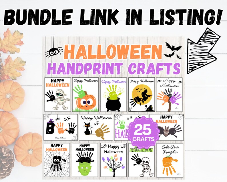 Halloween Handprint Craft | Boo Handprint Craft | Fall Craft Activities ...