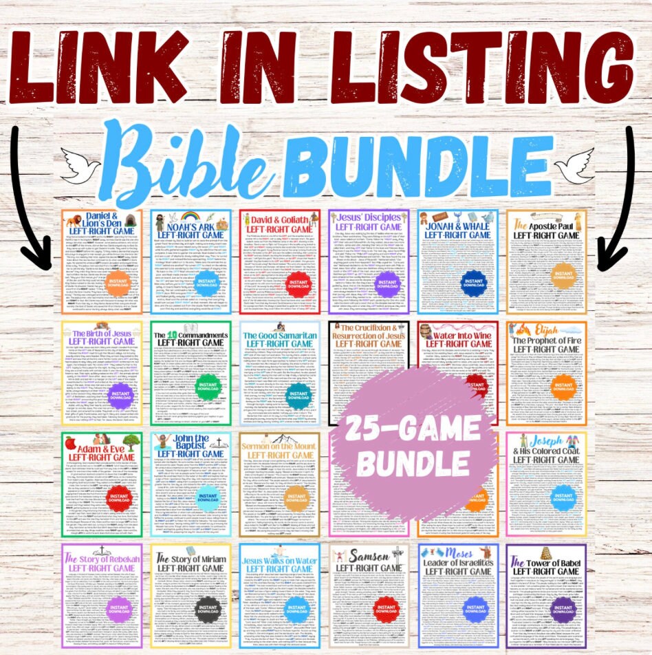 Bible Left-right Game L the Book of Revelation L Sunday School Church ...