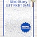 Bible Left Right Games - 5 Stories L Sunday School Church Games L Left ...
