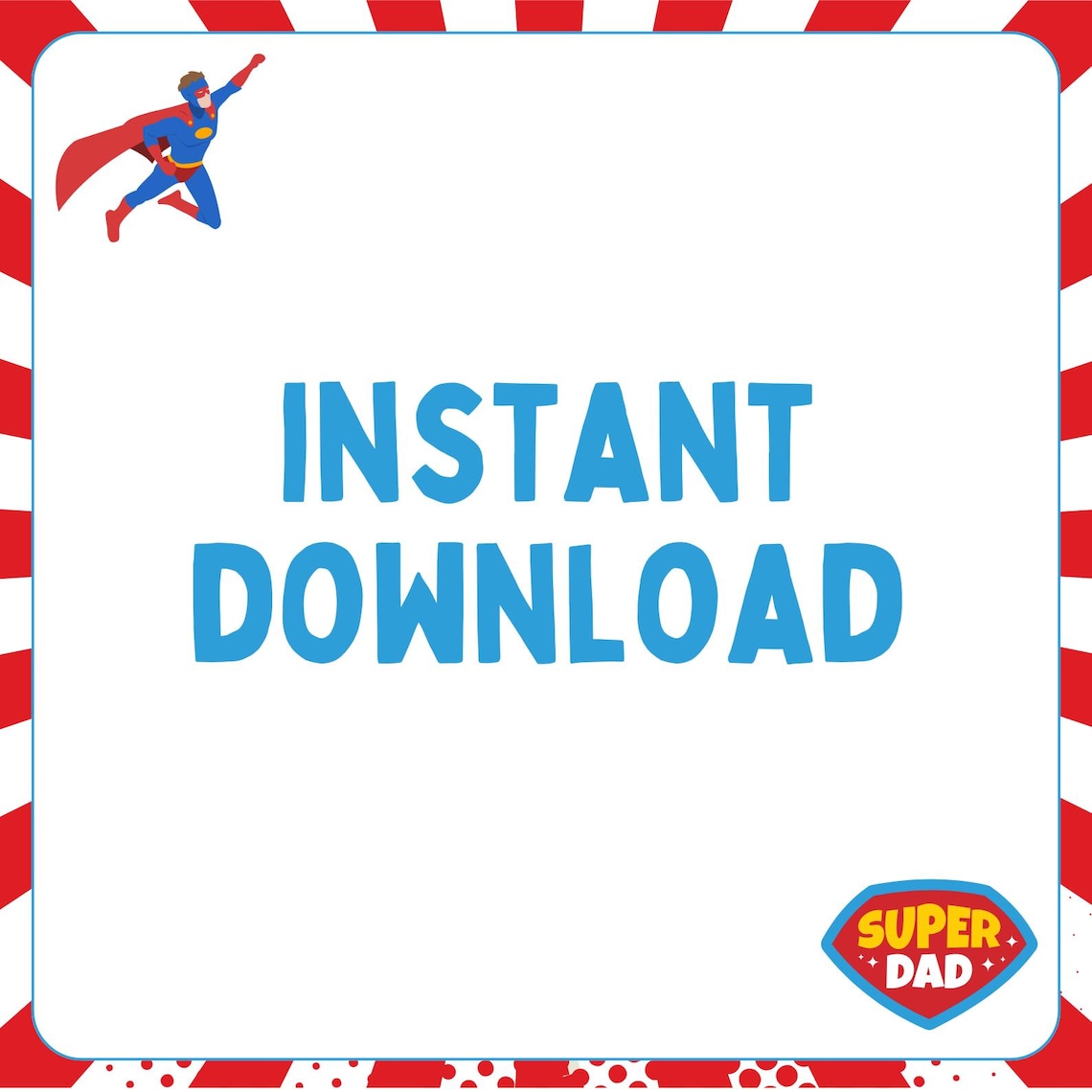 Super Dad Father's Day Game Bundle | 30 Father's Day Games | Printable ...