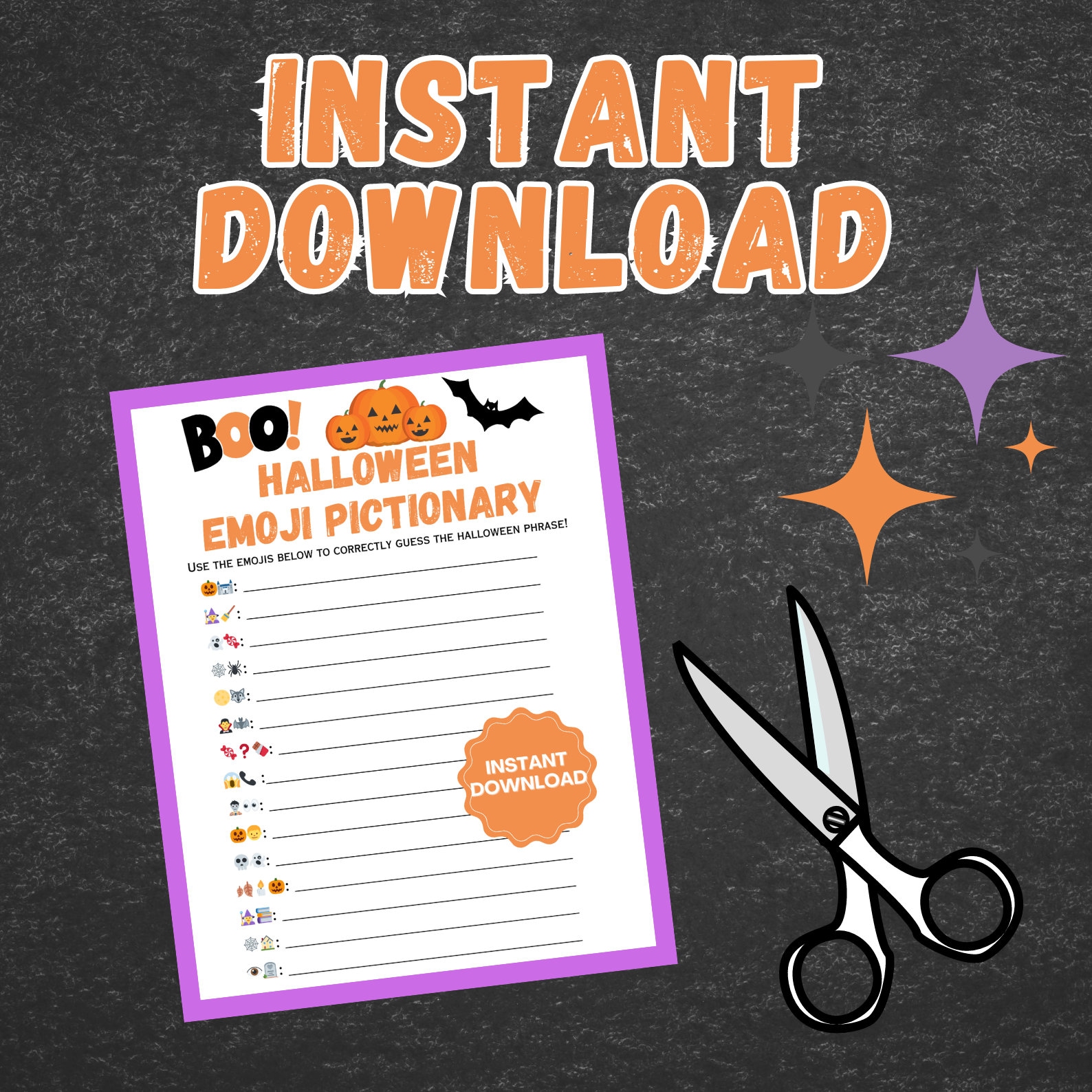 Halloween Emoji Game Bundle Halloween Party Games Halloween Emoji ...