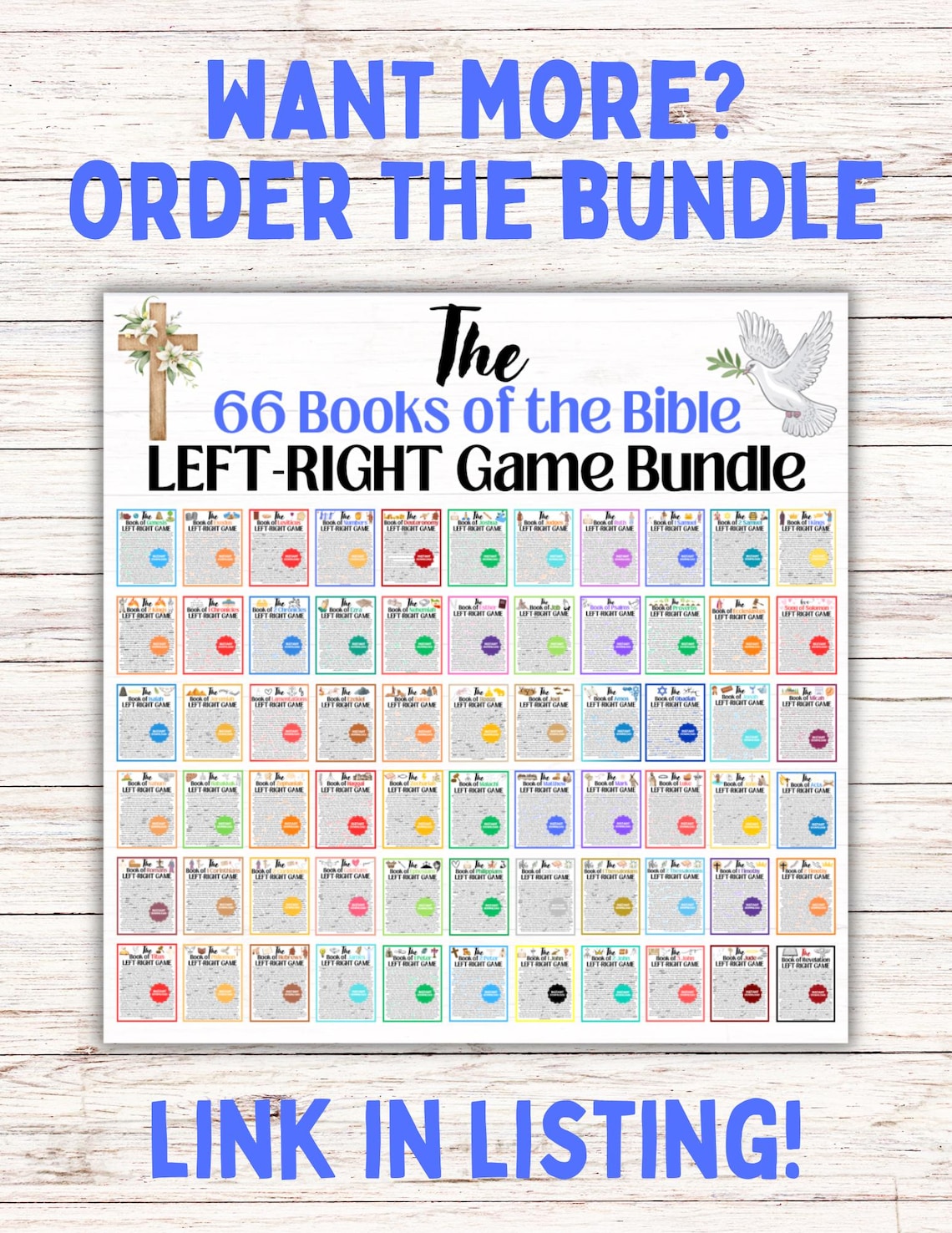 Judges Bible Game L Bible Left-right Game L Sunday School Church Games ...