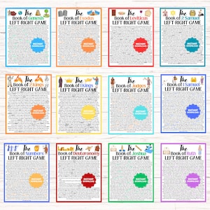 The Entire Bible Left-right Games L 66 Bible Games L Left-right Sunday ...