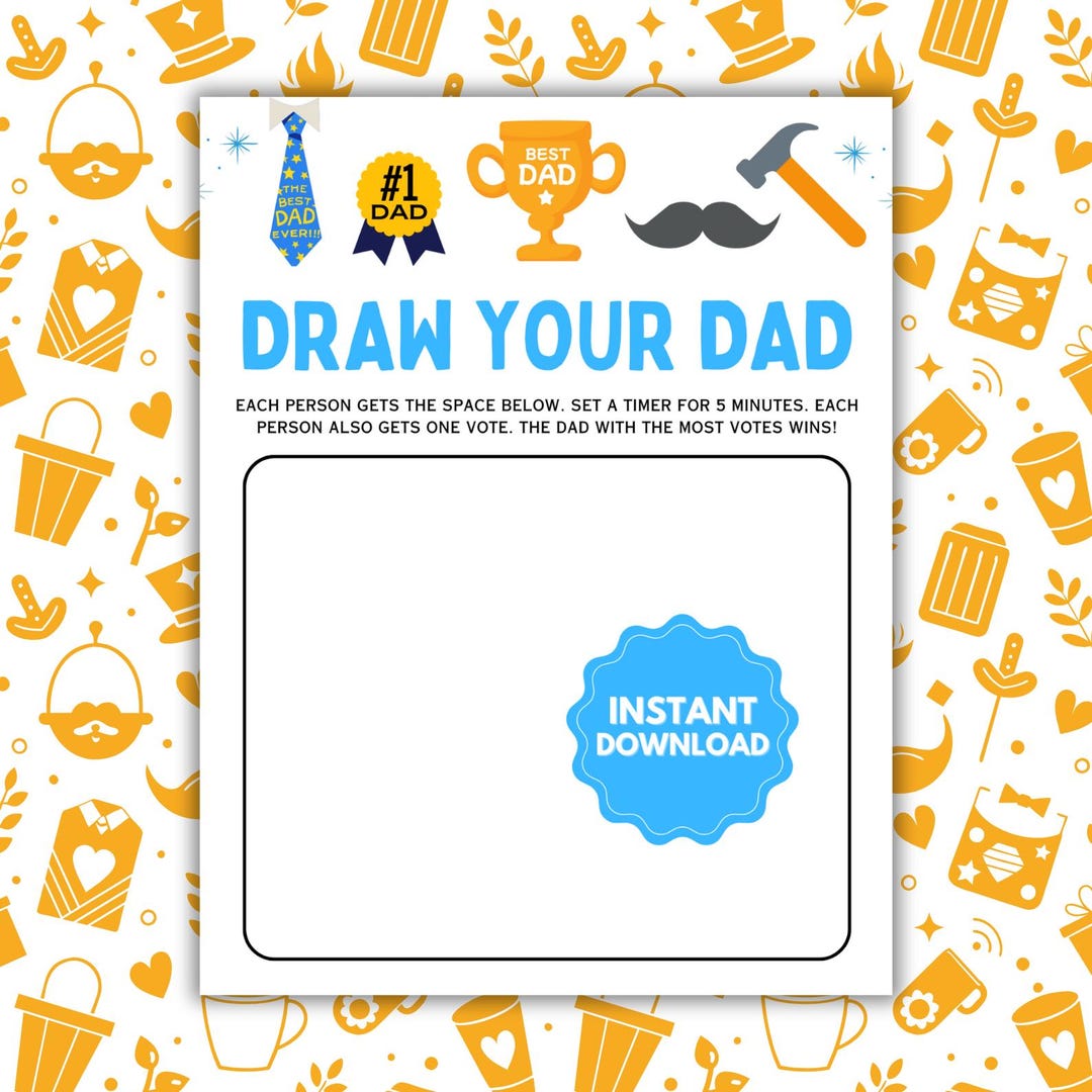 Draw Your Fad | Father's Day Drawing Competition | Funny Father's Day ...
