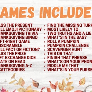 Thanksgiving Games | Thanksgiving Dinner Games | Fun Thanksgiving Games ...