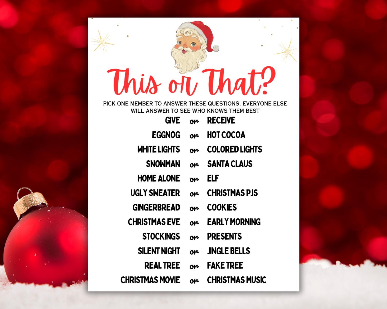 Christmas This or That? | Christmas Party Games | Christmas Party Host ...