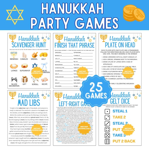 Hanukkah Party - Etsy
