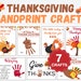 Thanksgiving Handprint Crafts | 7 Thanksgiving Crafts | Fall Craft ...
