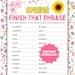 Spring Finish That Phrase | Spring Phrases Game | Spring Party Games ...