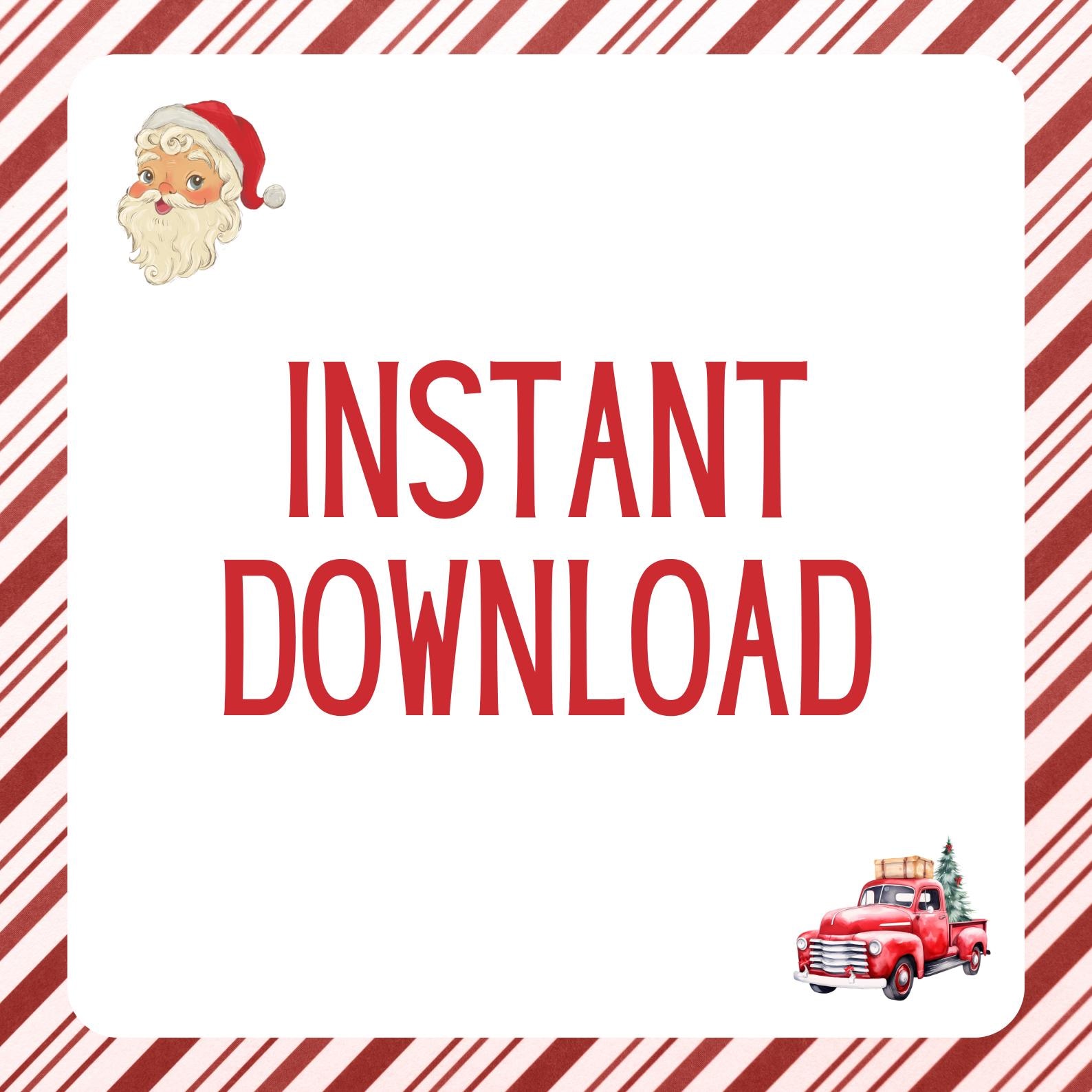 Santa Mad Libs | Christmas Party Games | Christmas Mad Libs Game ...