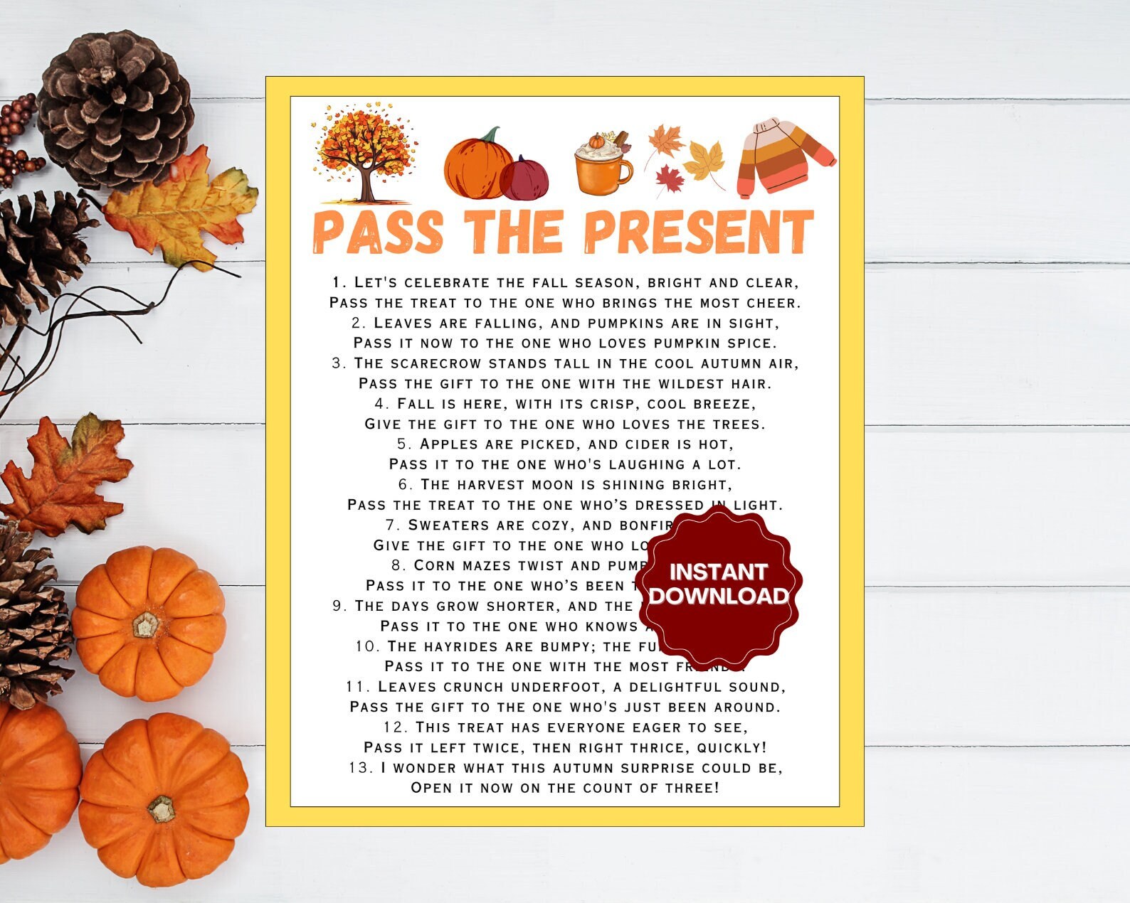 Fall Pass the Present L Fall Left-right Game L Left-right Fall Game L ...
