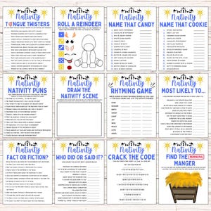 Bible Christmas Games | 35 Bible Nativity Games | Church Christmas ...