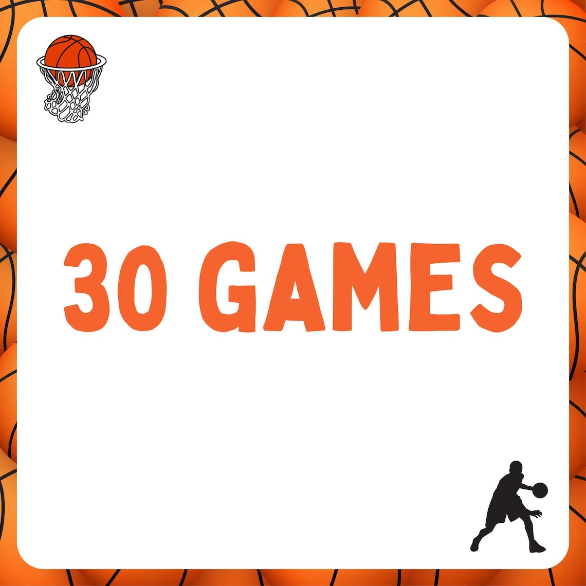 Basketball Game Bundle | 30 Basketball Party Games | Basketball Games ...