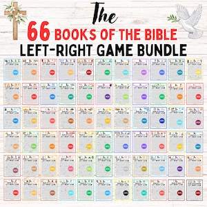 The Entire Bible Left-right Games L 66 Bible Games L Left-right Sunday ...