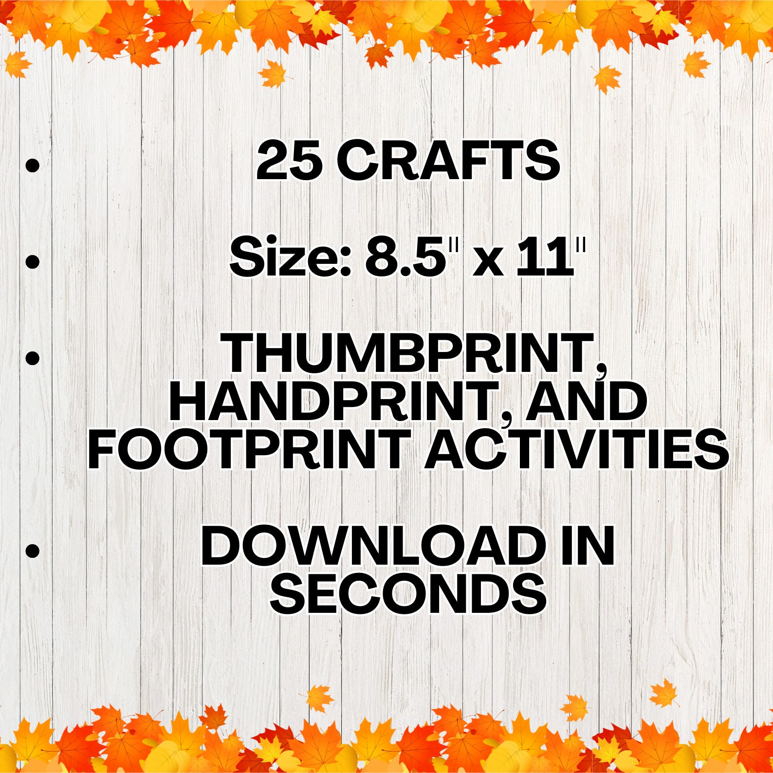 Fall Handprint Craft Bundle | 25 Fall-themed Crafts | Fall Craft ...