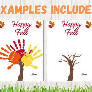 Fall Handprint Craft | Fall-themed Crafts | Fall Craft Activities ...