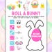 Roll the Easter Bunny | Fun Easter Games | Easter Dice Game | Roll a ...