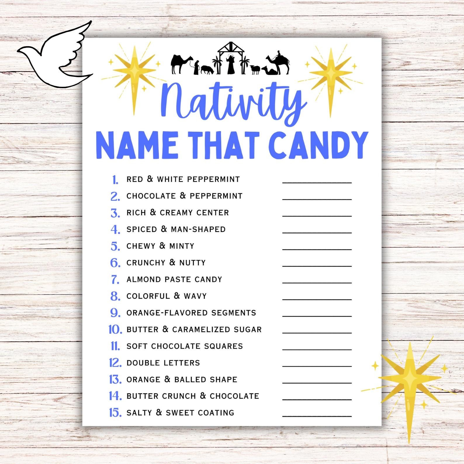 Name That Christmas Candy | Nativity Christmas Game | Bible Game ...