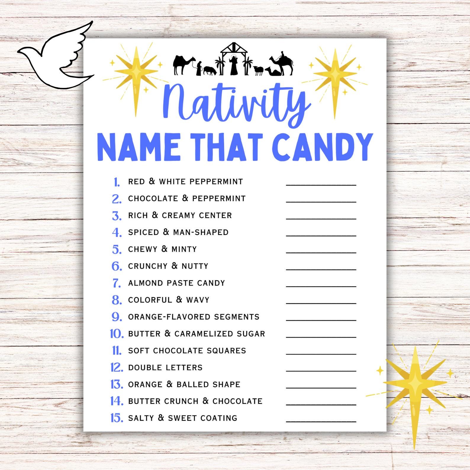 Name That Christmas Candy | Nativity Christmas Game | Bible Game ...