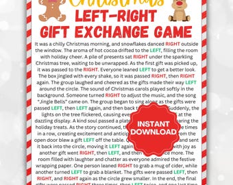 Printable Left Right Christmas | Left Right Christmas Game | Left Right ...