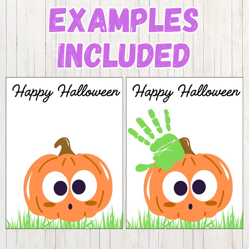 Halloween Handprint Bundle | 25 Halloween-themed Crafts | Halloween ...