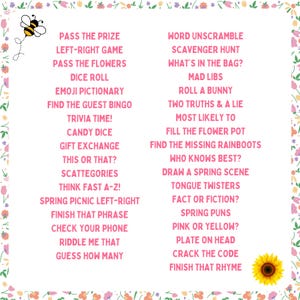 Spring Game Bundle | 35 Spring Party Games | Printable Spring Games ...