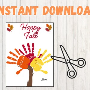 Fall Handprint Craft | Fall-themed Crafts | Fall Craft Activities ...