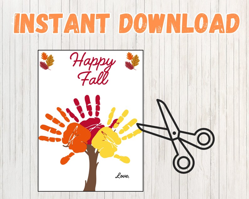Fall Handprint Craft | Fall-themed Crafts | Fall Craft Activities ...