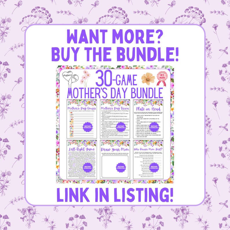 Mother's Day Pass the Present | Fun Mother's Day Games | Left-right ...