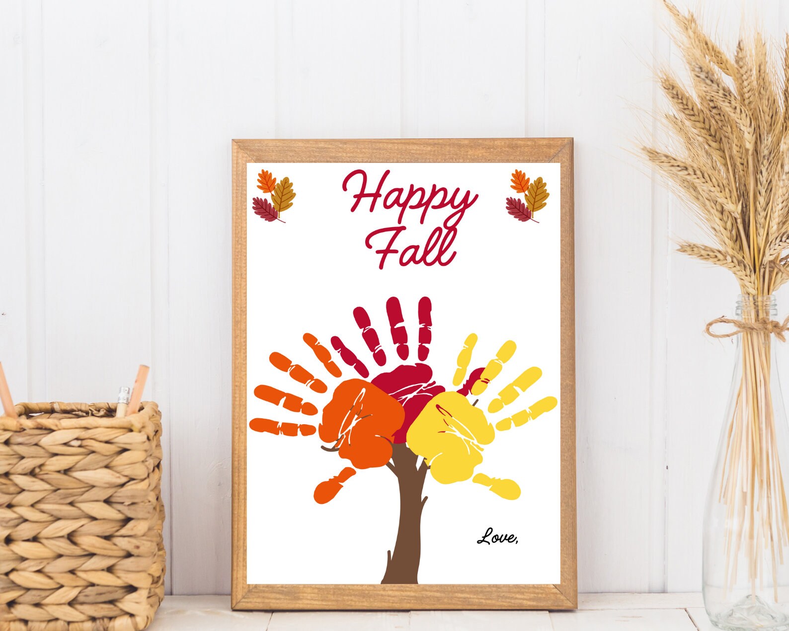 Fall Handprint Craft | Fall-themed Crafts | Fall Craft Activities ...